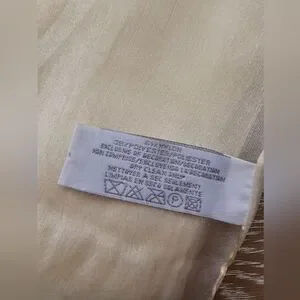 Liz Claiborne | Accessories | Liz Claiborne Vintage Butter Yellow Sheer ...